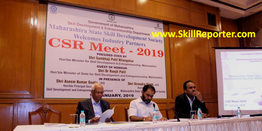 Maharashtra State Skill Development Society organized CSR Meet-2019 ...