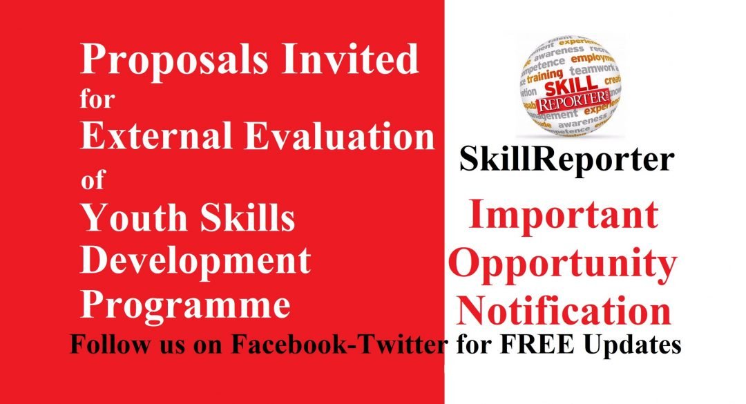 RFP for External evaluation of Youth Skills Development Programme in ...