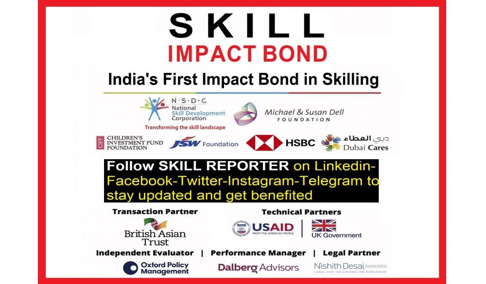 India’s first impact bond to drive employment outcomes – Skill Reporter